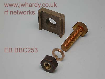 BBC253, B. Bond Clamp in Phosphor Bronze, fixing via a 10mm phosphor ...